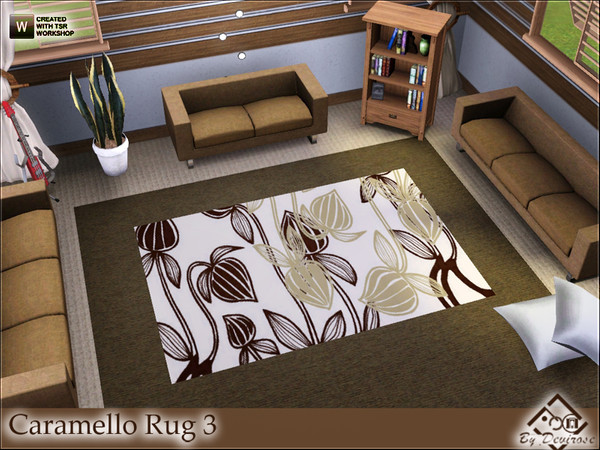 The Sims Resource | Caramello Rug 3
