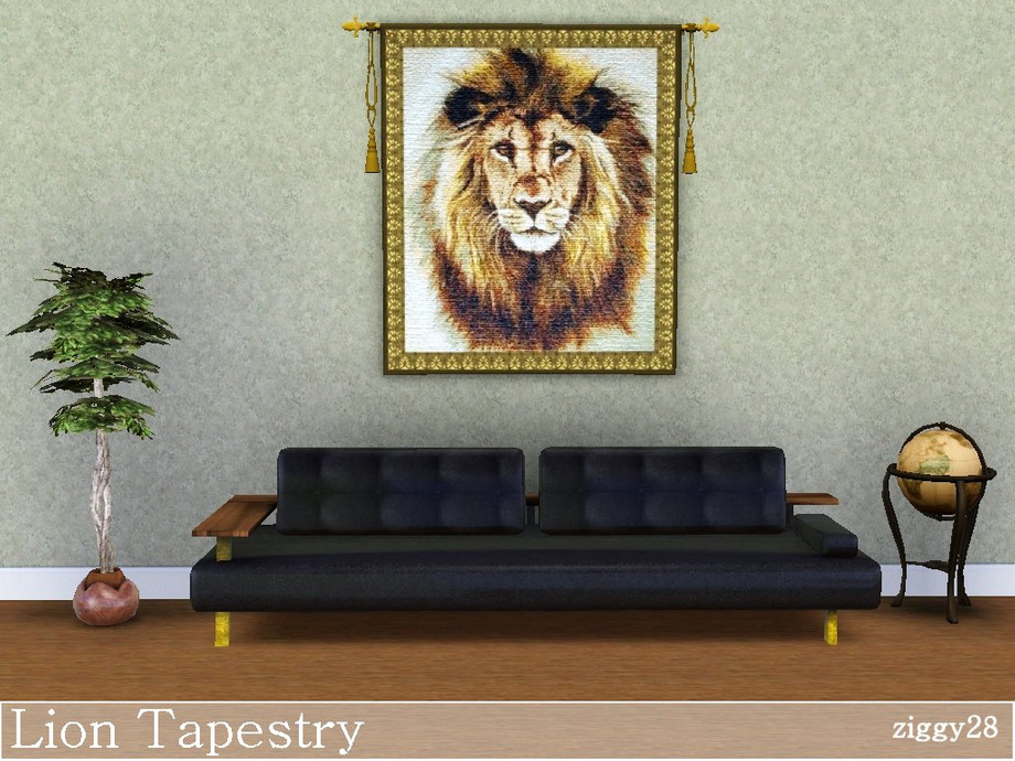 The Sims Resource | Lion Tapestry