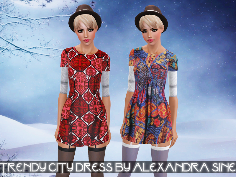 The Sims Resource | Trendy City Dress