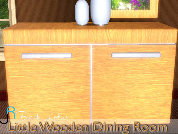 The Sims Resource | Wooden Cabinet - Black Lotus