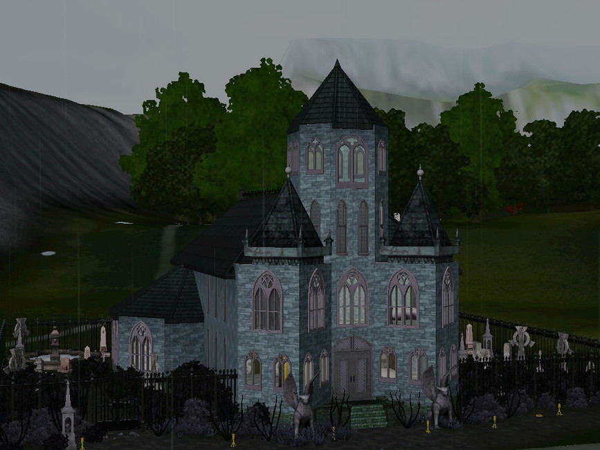 The Sims Resource - Mortal Garden Graveyard (Working Tomb)