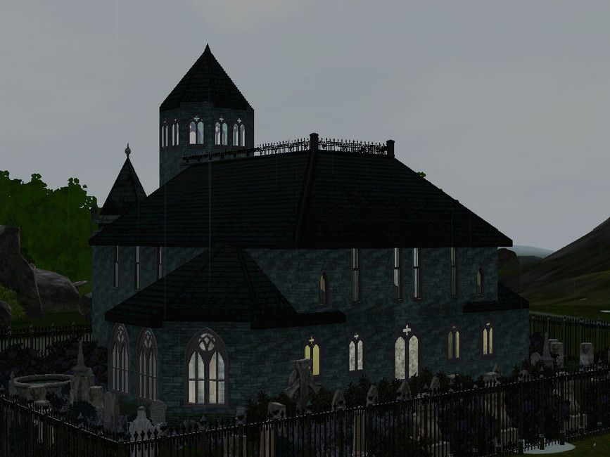 The Sims Resource - Mortal Garden Graveyard (Working Tomb)