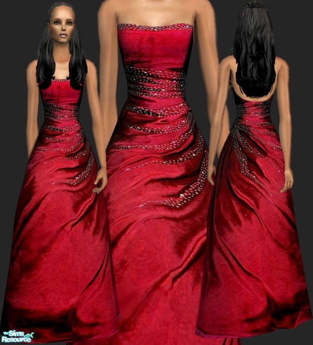 The Sims Resource | Royal Gala Formal Ball Gown Set - 5fda633e Recolor4
