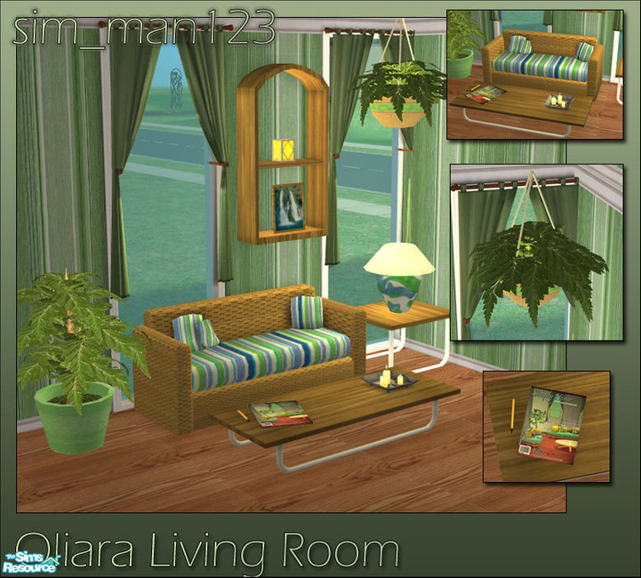 The Sims Resource - Oliara Living Room