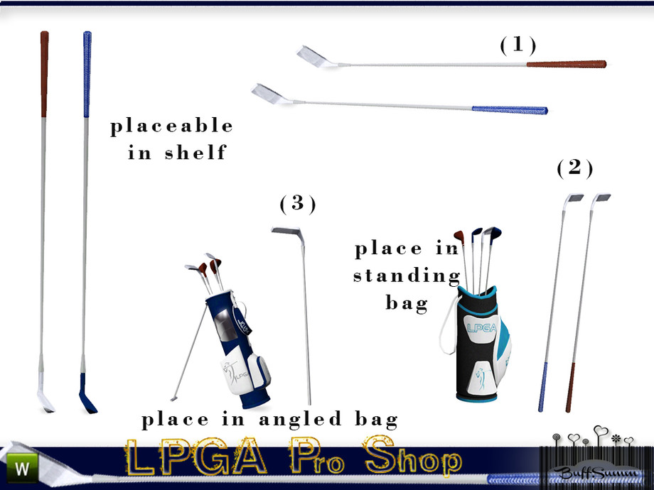 The Sims Resource - LPGA Pro Shop Golf Club B1