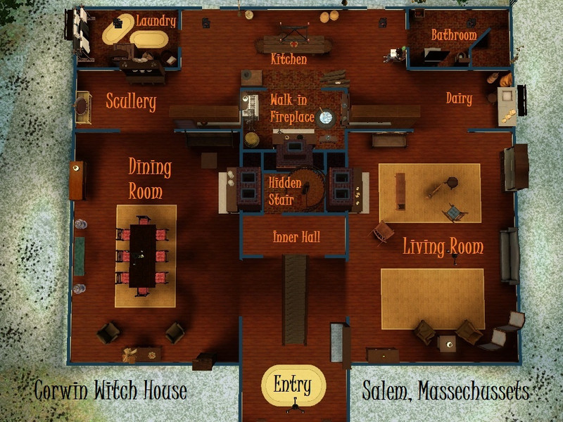 Witch House Floor Plans