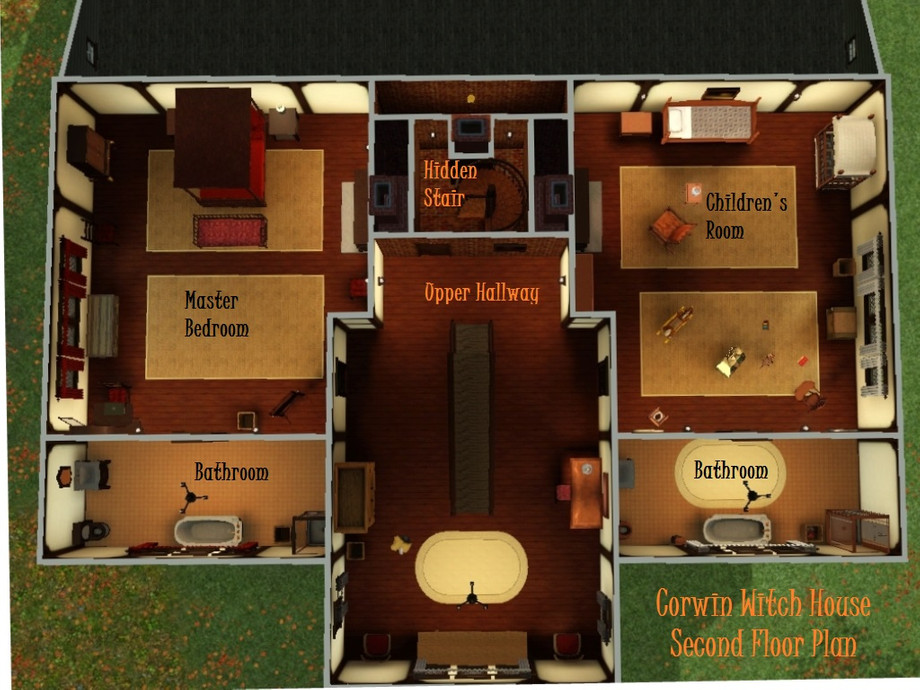 The Sims Resource | Corwin Witch House, c. 1660