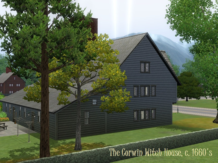 The Sims Resource | Corwin Witch House, c. 1660