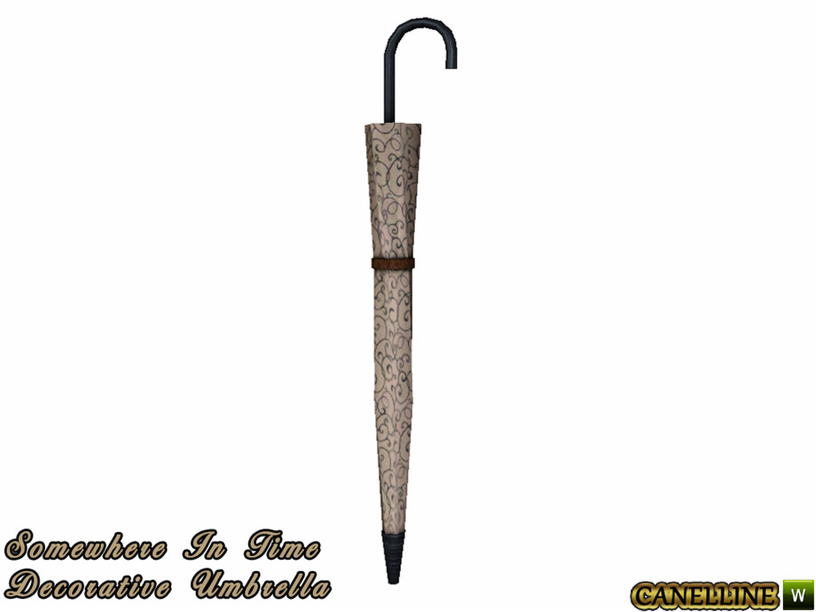 The Sims Resource | Somewhere In Time. Decorative Umbrella