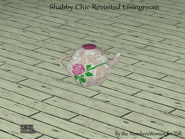 The Sims Resource | Shabby Chic revisited Living Tea Pot