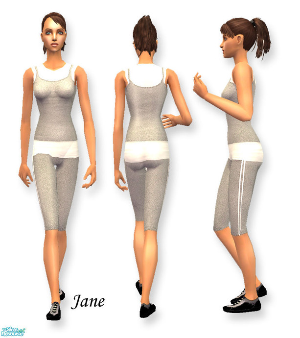The Sims Resource | Workout collection 002 - white