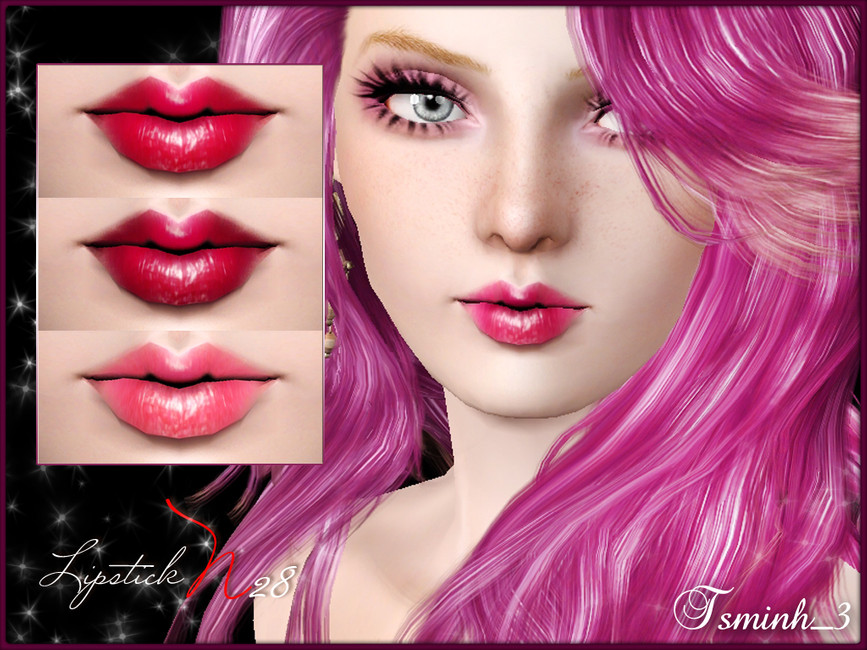 The Sims Resource - Lipstick N28