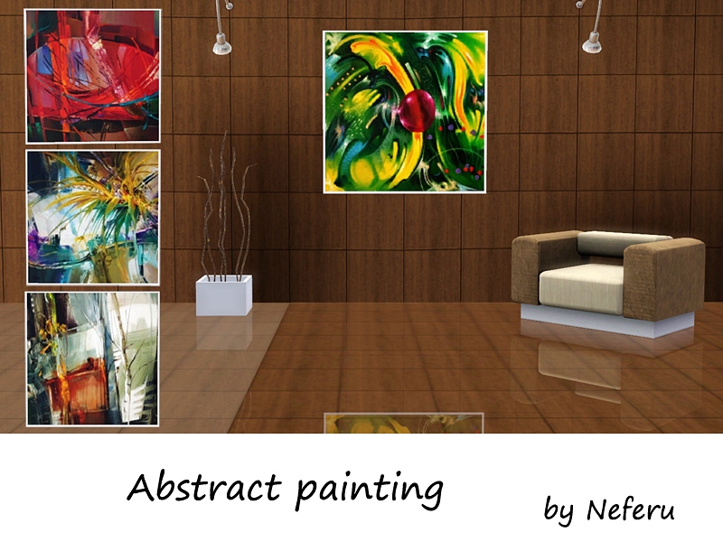 The Sims Resource | Abstract painting