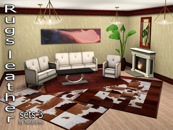 The Sims Resource | Rugs_leather