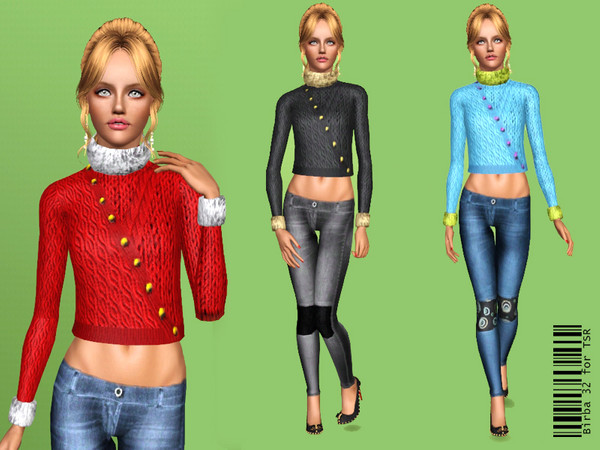 The Sims Resource | Casual Sweater