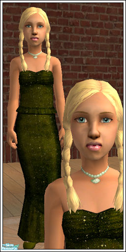 The Sims Resource | My First Prom Dress Collection #2-Green