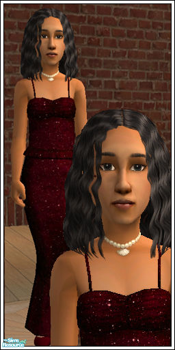 The Sims Resource - My First Prom Dress Collection #2-Red
