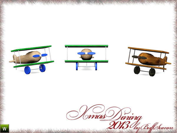 The Sims Resource | X-Mas Dining 2013 Plane