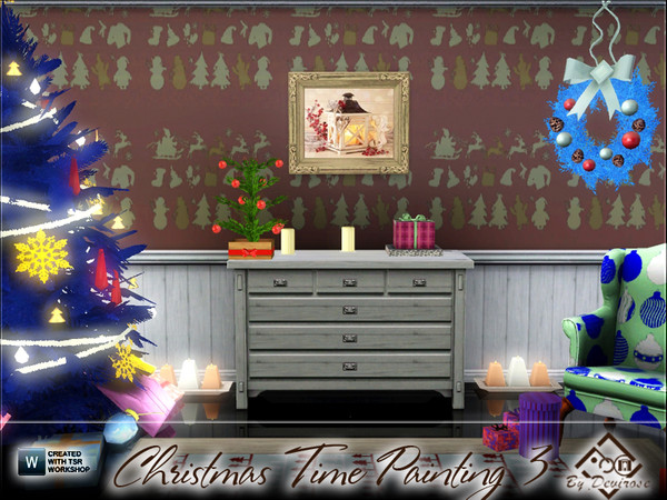 The Sims Resource | Christmas Time Painting 3