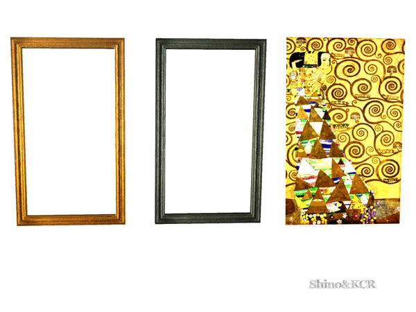 The Sims Resource | Art Deco Frames - Frame for Painting 5