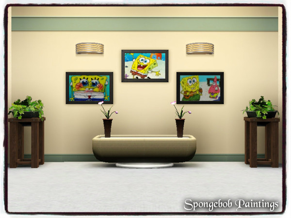 The Sims Resource | Spongebob Paintings (*02*)