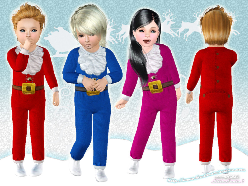 The Sims Resource - Little Santa Set