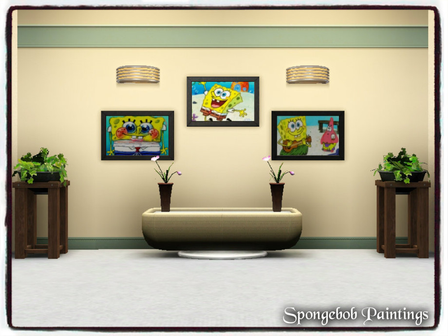 The Sims Resource | Spongebob Paintings (*02*)