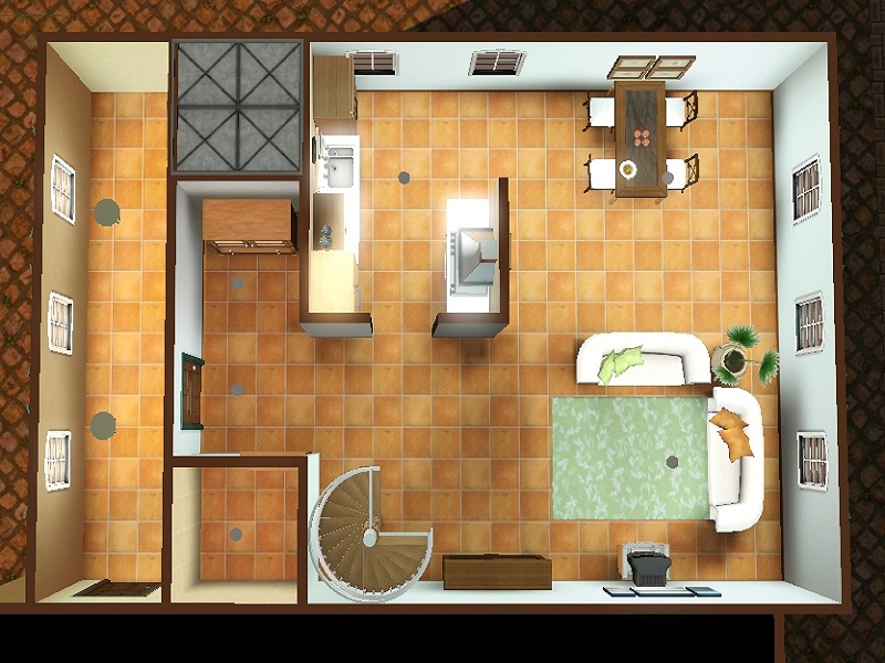 The Sims Resource | Piccolo Apartments - Starter