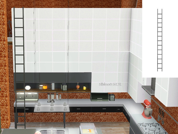 The Sims Resource | Kitchen Loft - Ladder
