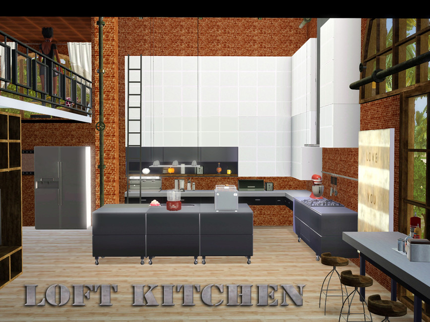 The Sims Resource - Kitchen Loft