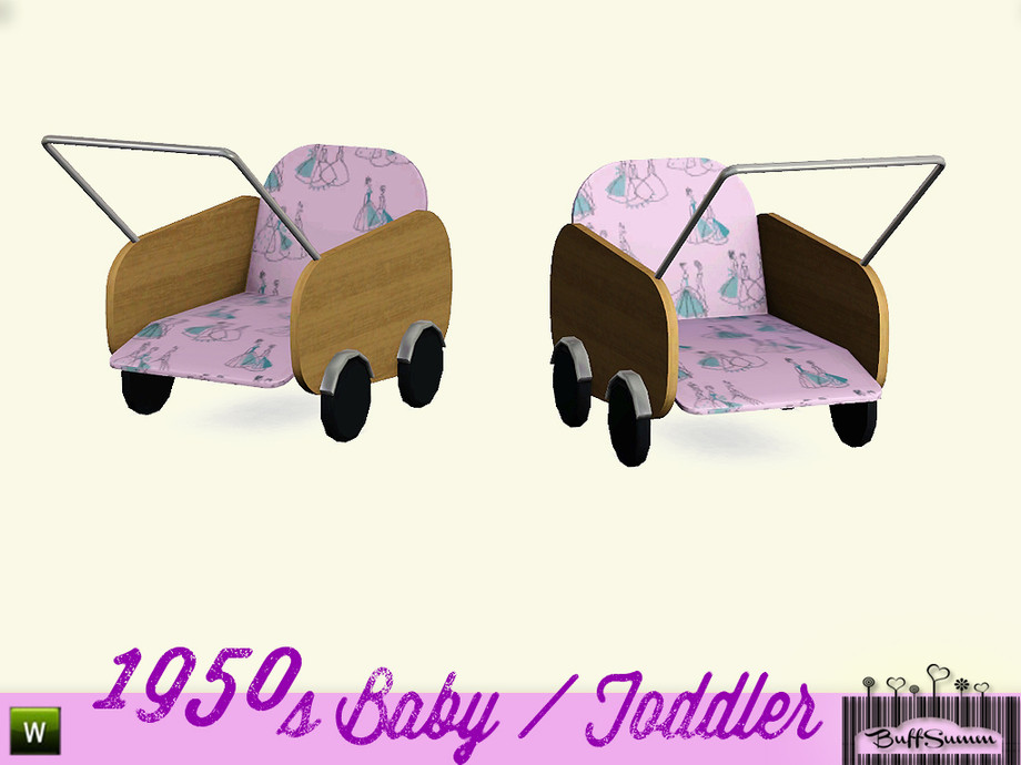 The Sims Resource | 1950s Kids Toy Pram
