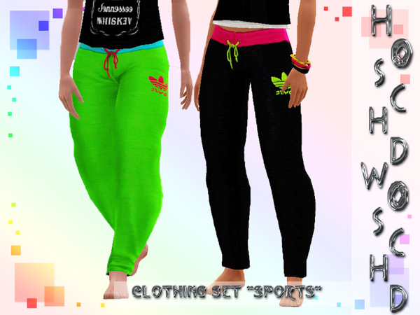 The Sims Resource | teen_female_pants_sports