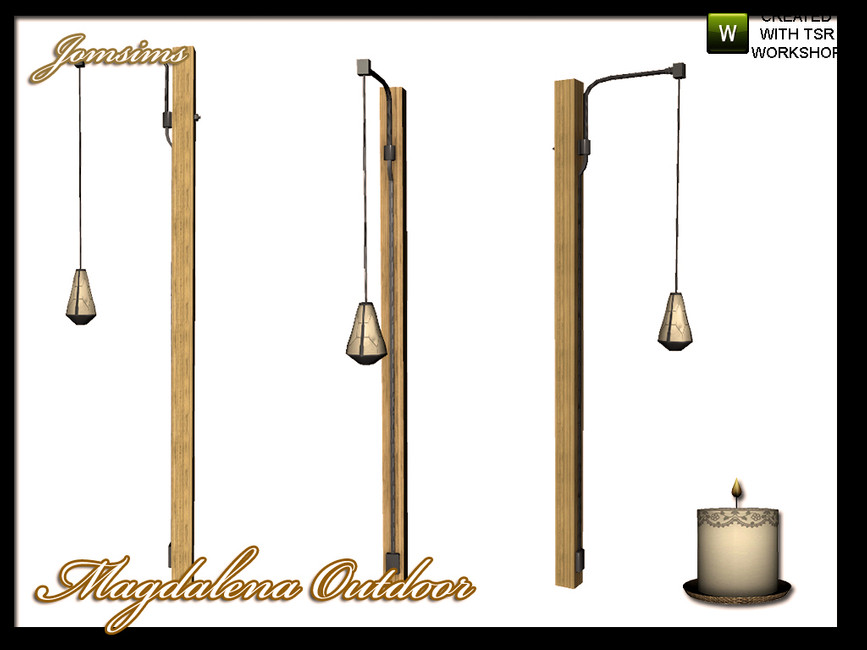 The Sims Resource - magdalena outdoor light