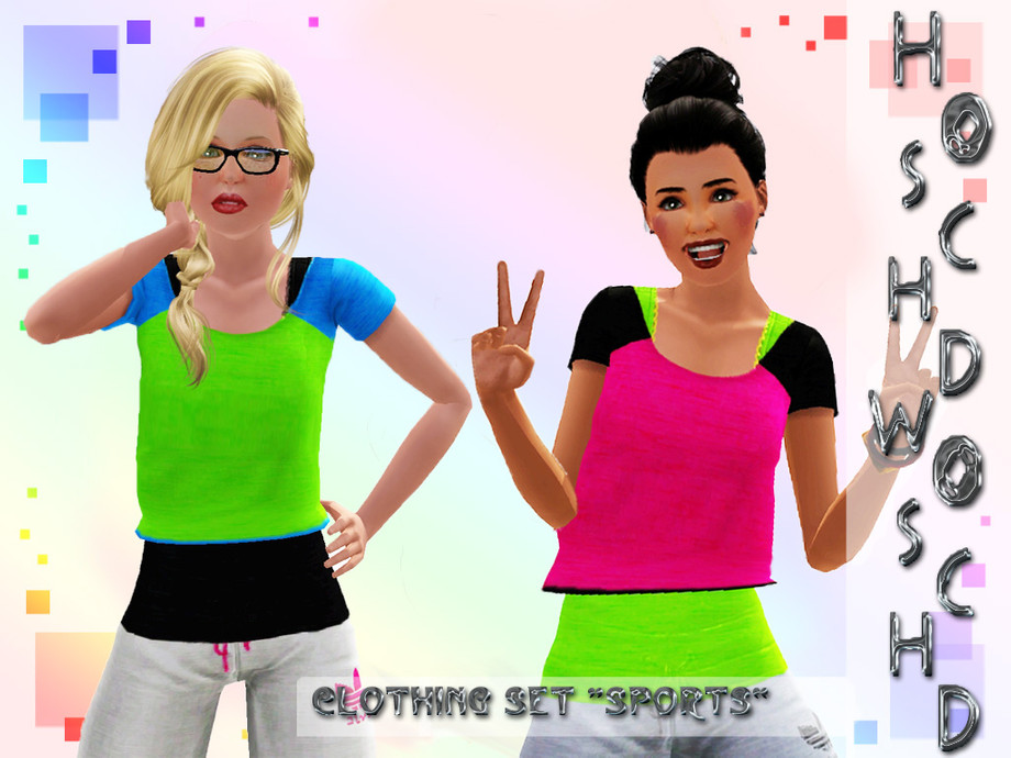 The Sims Resource | YA/A_female_top_sports