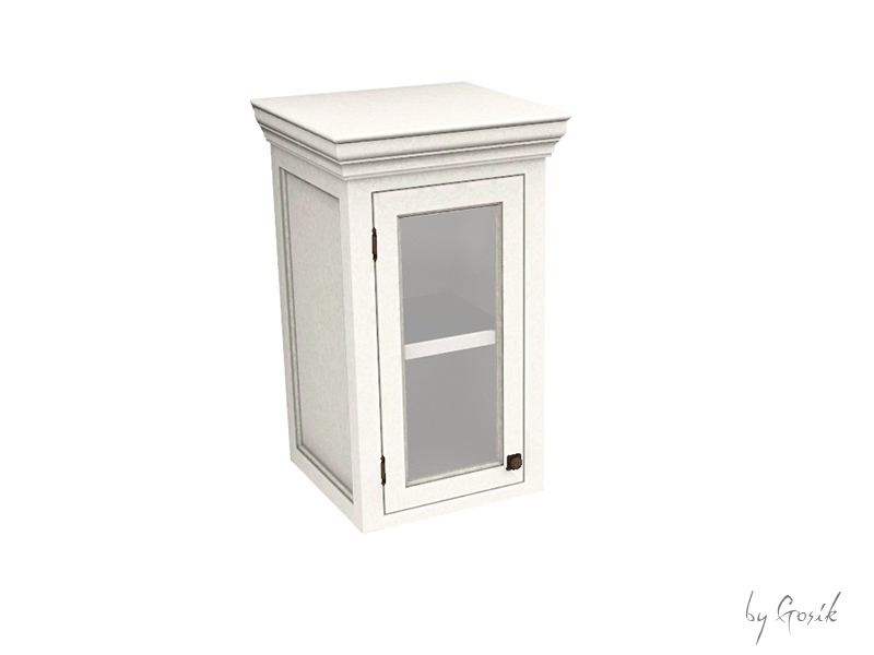 The Sims Resource | New Vintage kitchen small cabinet 2