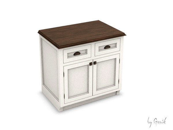 The Sims Resource | New Vintage kitchen counter 1