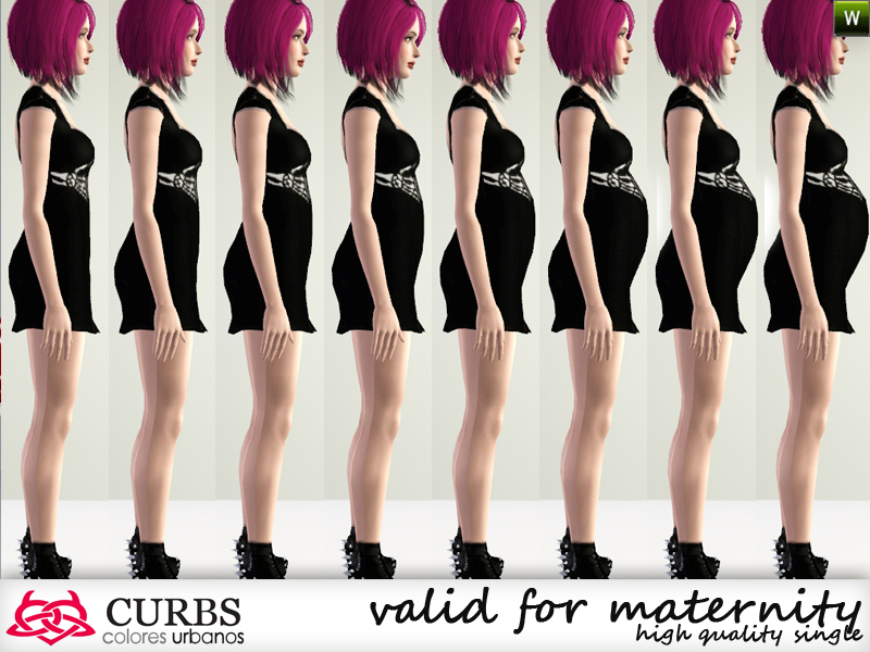 The Sims Resource | curbs mini dress 03