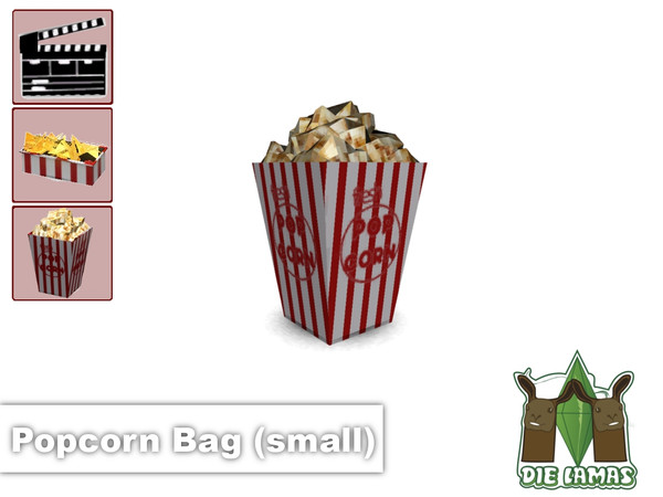 The Sims Resource | Popcorn Bag (small)