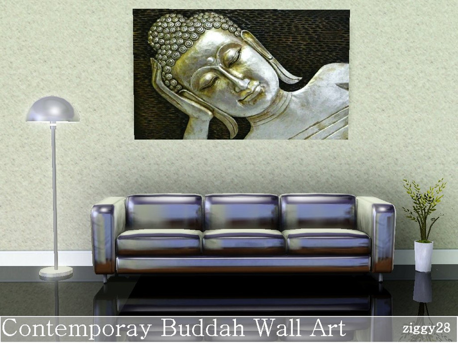 The Sims Resource | Contemporary Buddha Wall Art