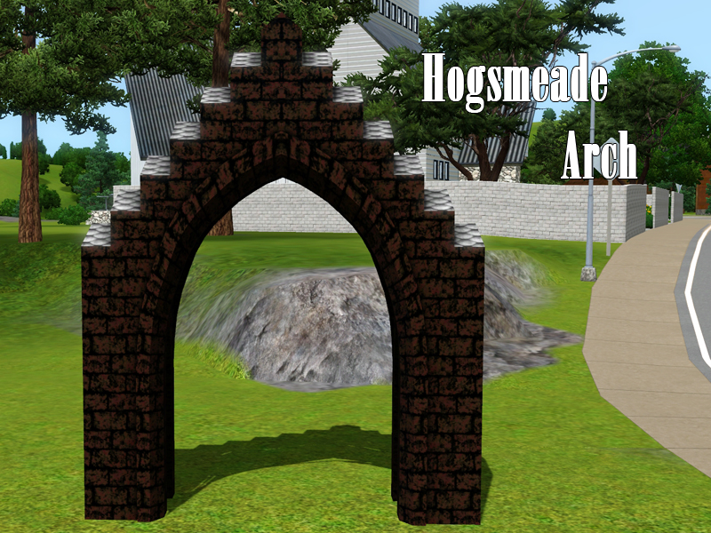 The Sims Resource | Stone Arch Hogsmeade
