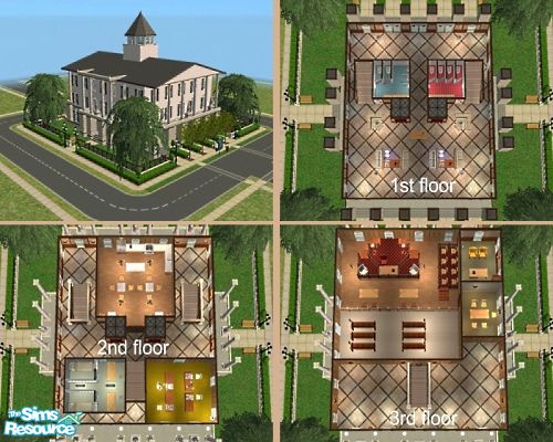 The Sims Resource | Sim City Court House