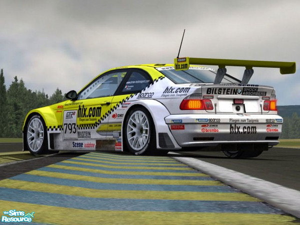 The Sims Resource | GT Race Car Poster Set - HLX BMW M3 GTR poster