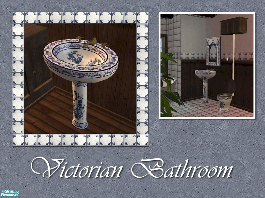 The Sims Resource - Victorian Pedestal Sink