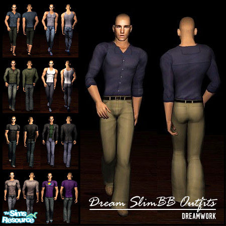 The Sims Resource | Dream SlimBB Outfits