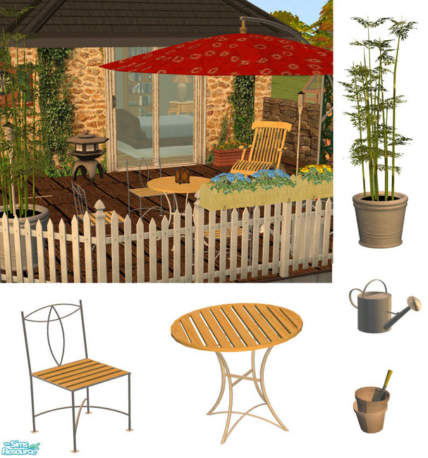 The Sims Resource - Outdoor set
