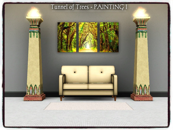 The Sims Resource - Tunnel of Trees_Triptych I