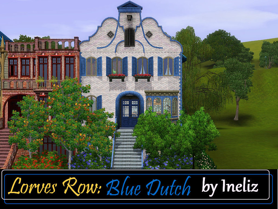 The Sims Resource | Lorves Row: Blue Dutch