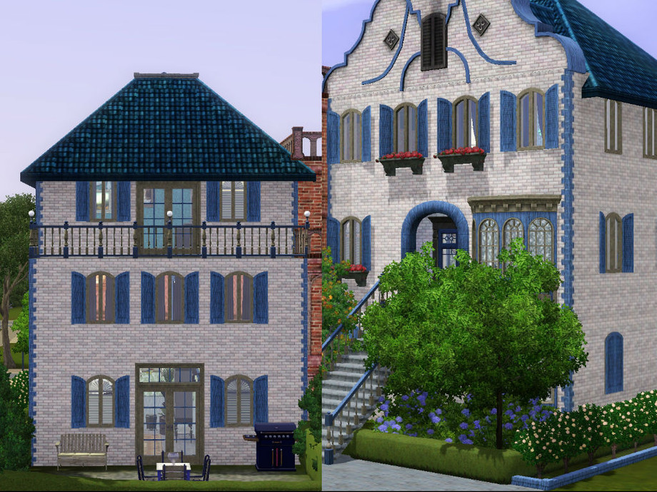 The Sims Resource | Lorves Row: Blue Dutch