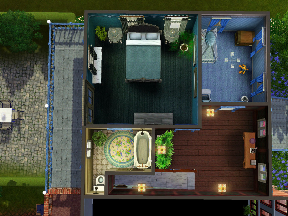The Sims Resource - Lorves Row: Blue Dutch