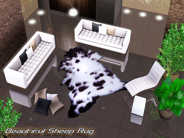 The Sims Resource | Beautiful Sheep Rug